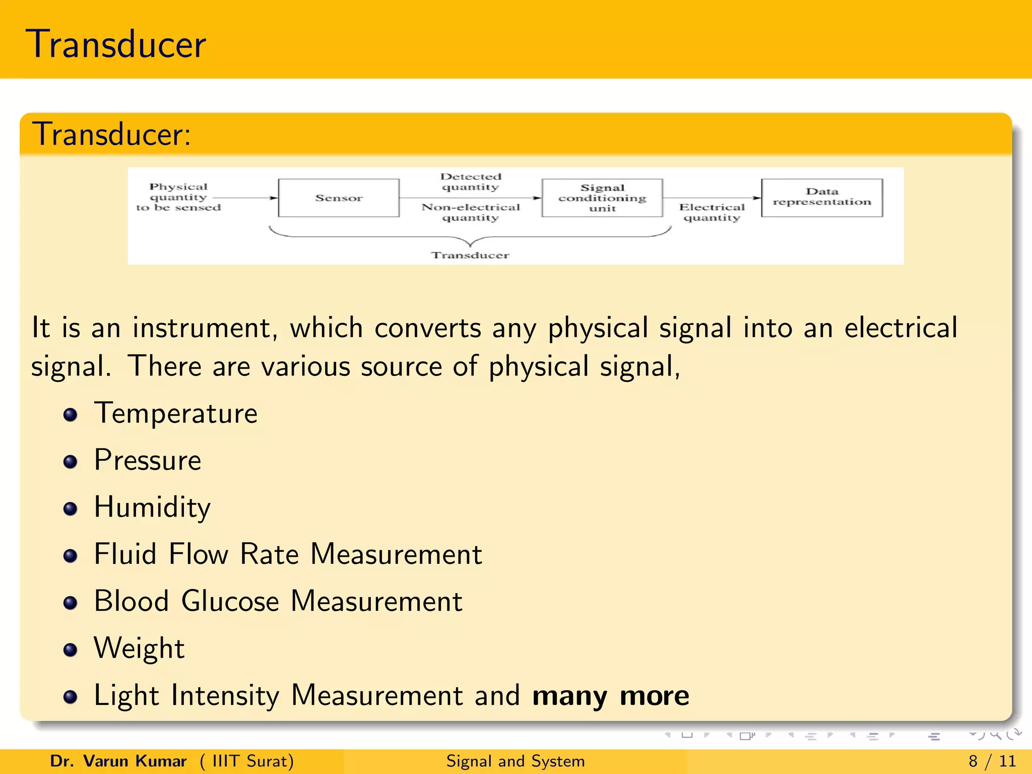 Introduction to signal and system | PDF