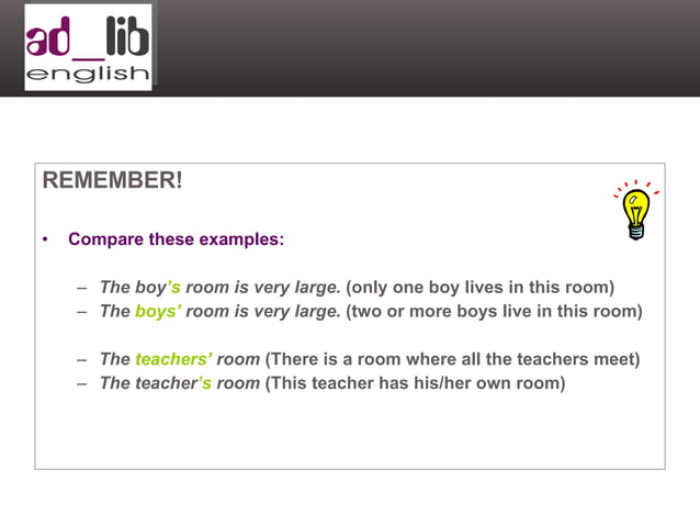 Introduction To English Nouns - part 2 | PPT