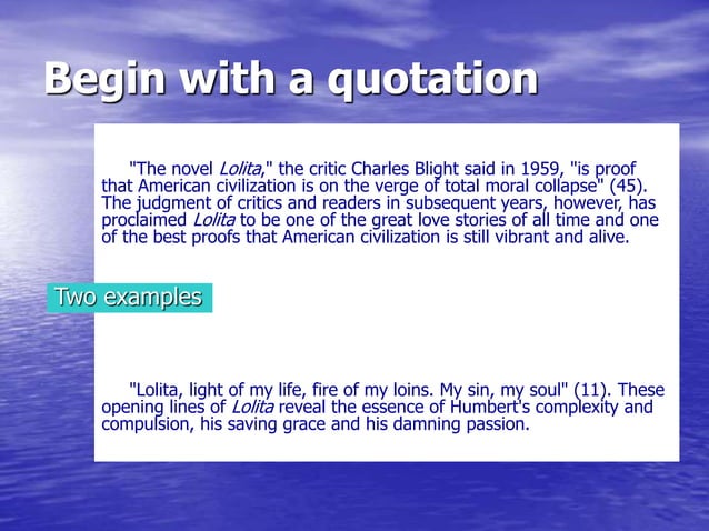 Five Sexy Introduction Strategies for College Papers | PPT