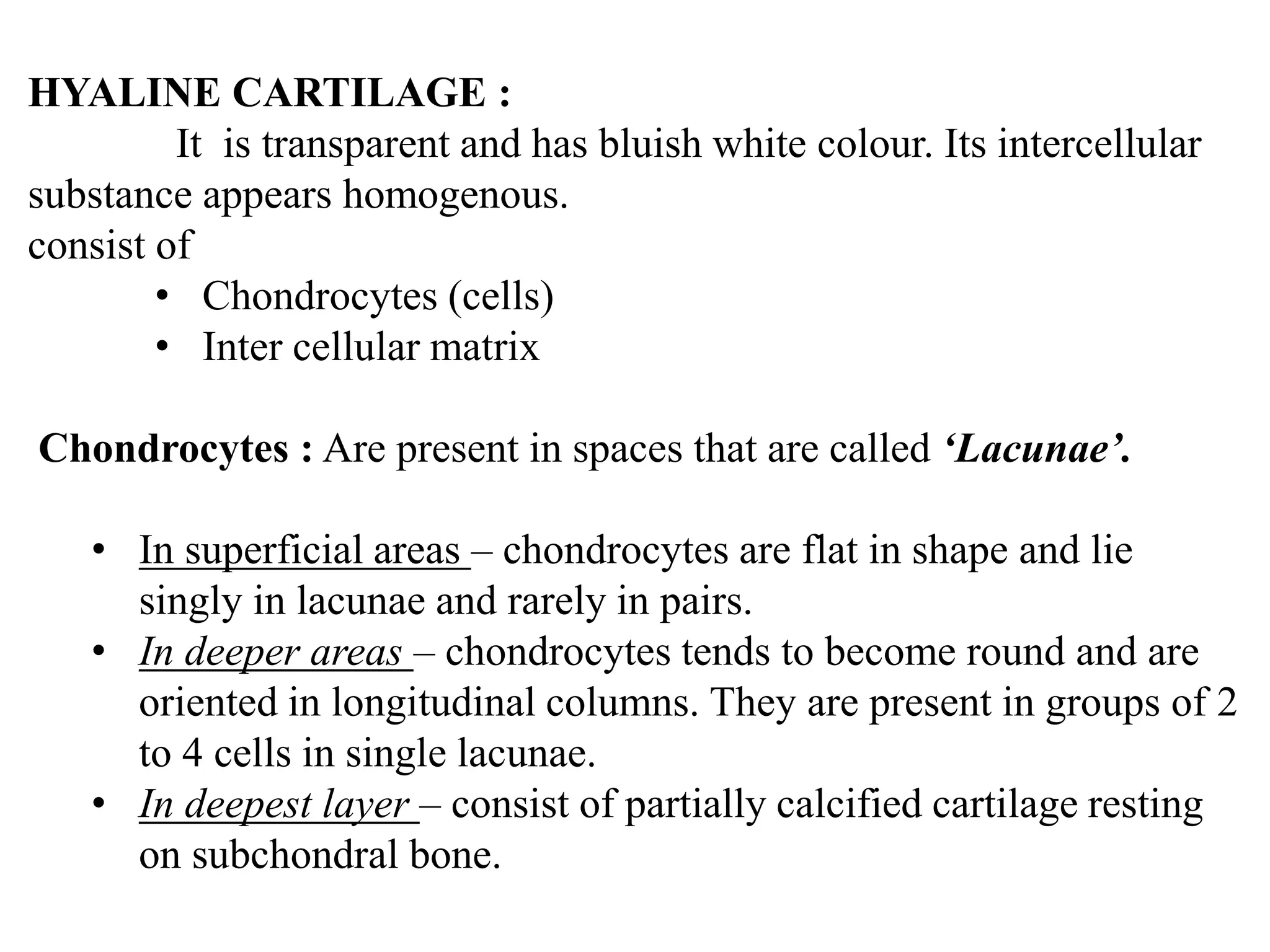Introduction,structure,funtions and nutrition of hyaline cartilage | PPTX