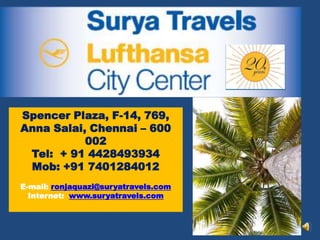 Introduction surya travels slide show | PPSX
