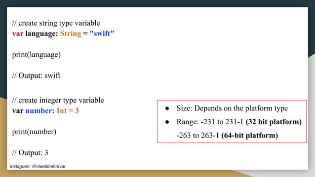 Introduction_Swift | PPT