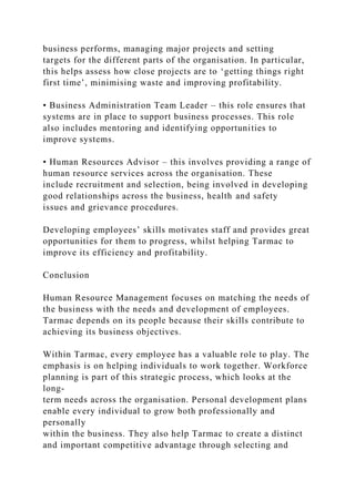 IntroductionTarmac was established in 1903 and is the UK’s.docx