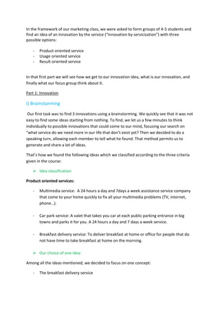 Introduction ( td project) | PDF