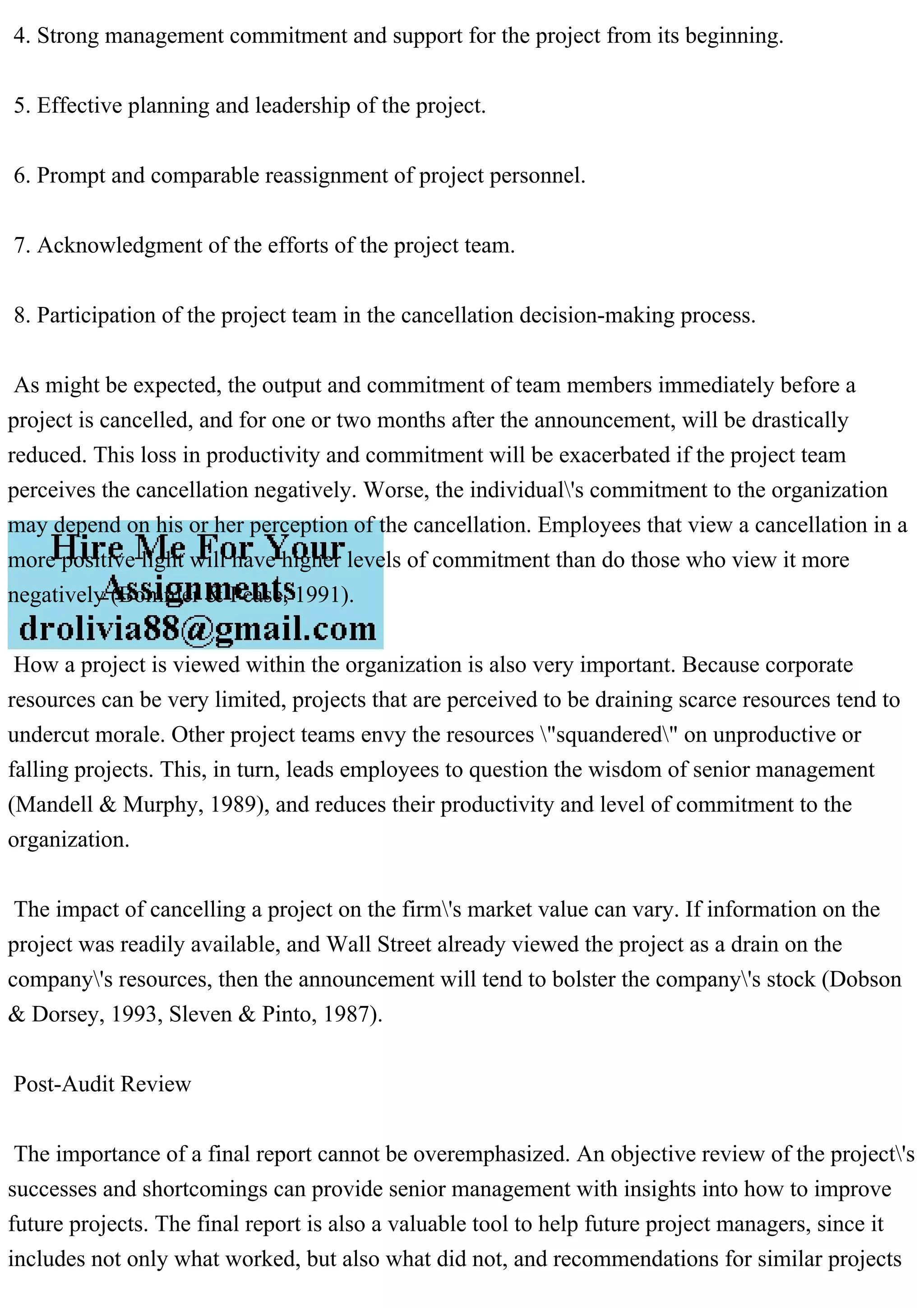 Introduction Termination of a project is inevitable, but how it .pdf