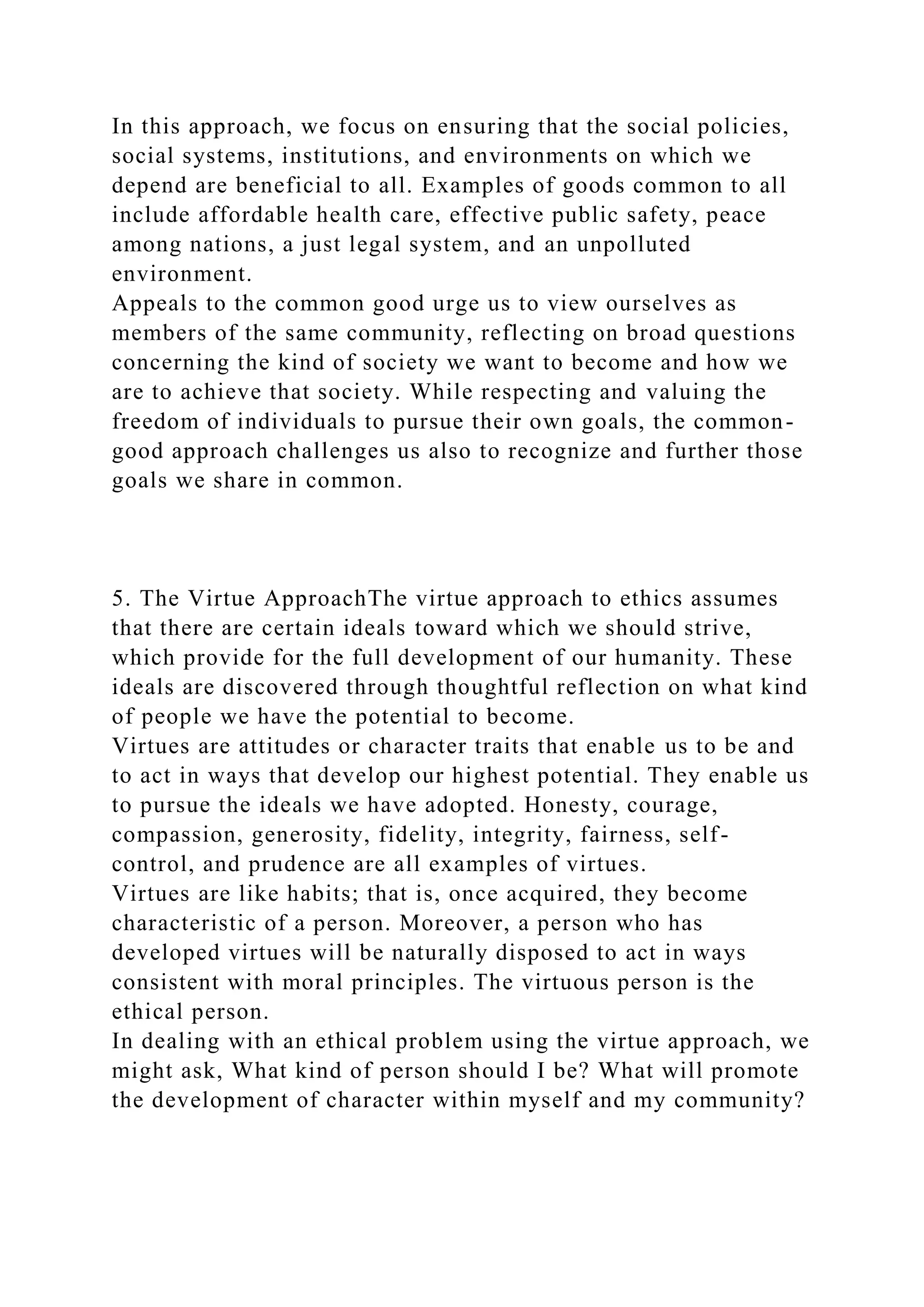 INTRODUCTION THINKING ETHICALLY A Framework for Moral Decisio.docx