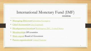 Introduction to if and imf | PPTX