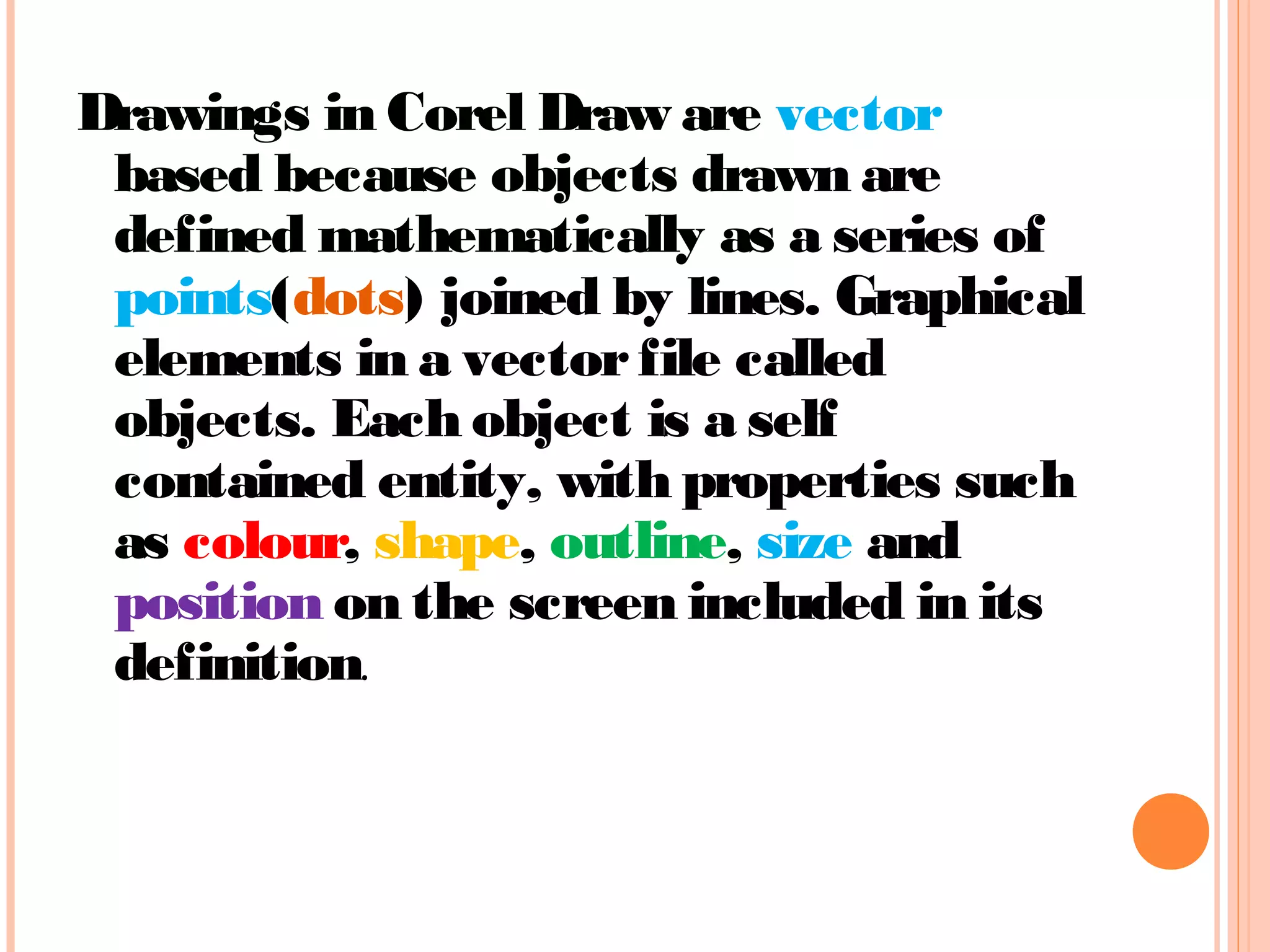 Introduction To Corel Draw Ppt Computing Technology And Computing