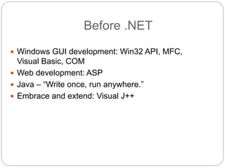 Introduction to .NET by QuontraSolutions | PPT