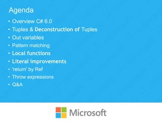 Introduction to C# 6.0 and 7.0 | PPT