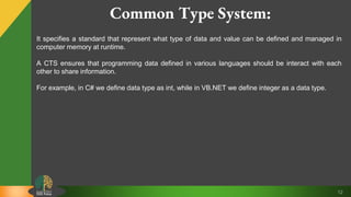 Introduction to .net | PPTX