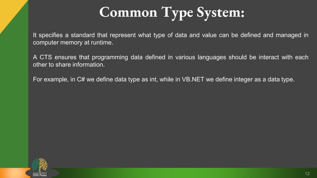 Introduction to .net | PPTX