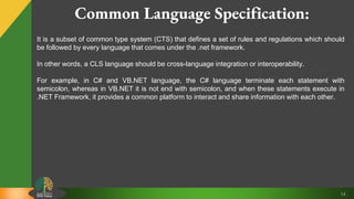 Introduction to .net | PPTX