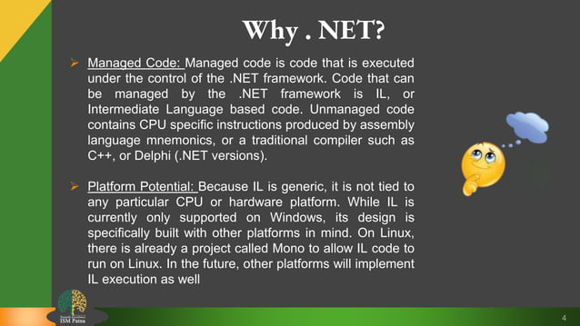 Introduction to .net | PPTX