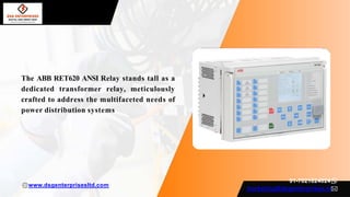 Introduction to ABB Transformer Protection and Control RET620 ANSI ...