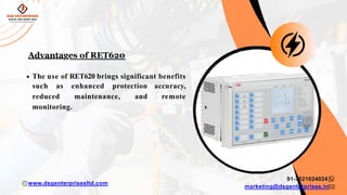 Introduction to ABB Transformer Protection and Control RET620 ANSI ...