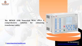 Introduction to ABB Transformer Protection and Control RET620 ANSI ...