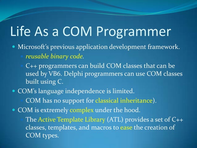 Introduction to .net framework | PPSX | Programming Languages | Computing