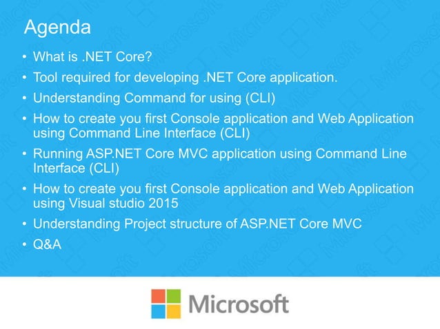Introduction To Net Core And Aspnet Core Mvc Ppt