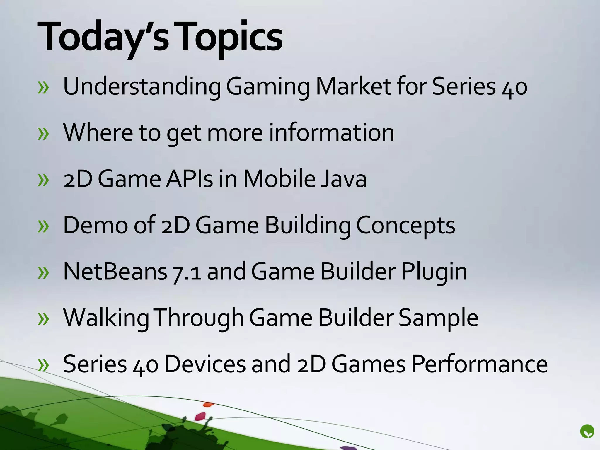 Introduction to 2D Game Development on Nokia Series 40 Asha Phones | PDF