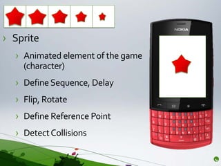 Introduction to 2D Game Development on Nokia Series 40 Asha Phones | PPT