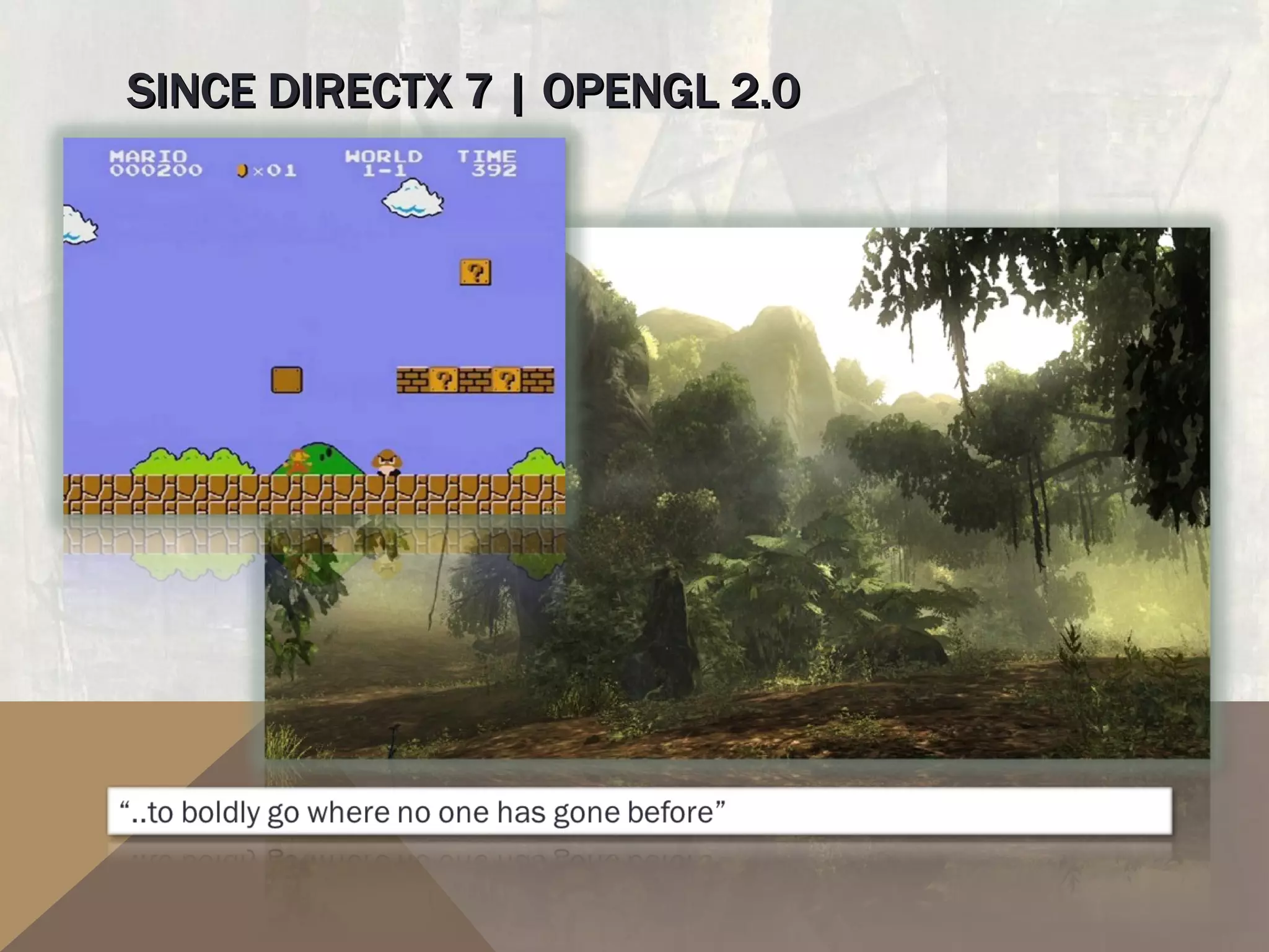 Introduction to 3D and shaders | PPT
