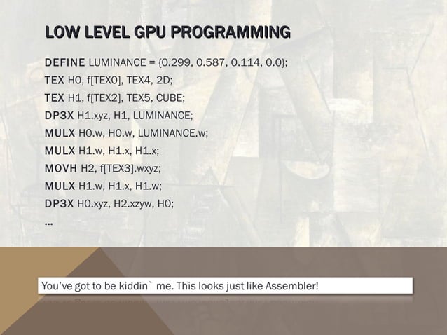 Introduction to 3D and shaders | PPT