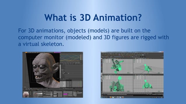 Introduction to 3D Animation | ODP | 3-D Graphics | Computer Software and Applications