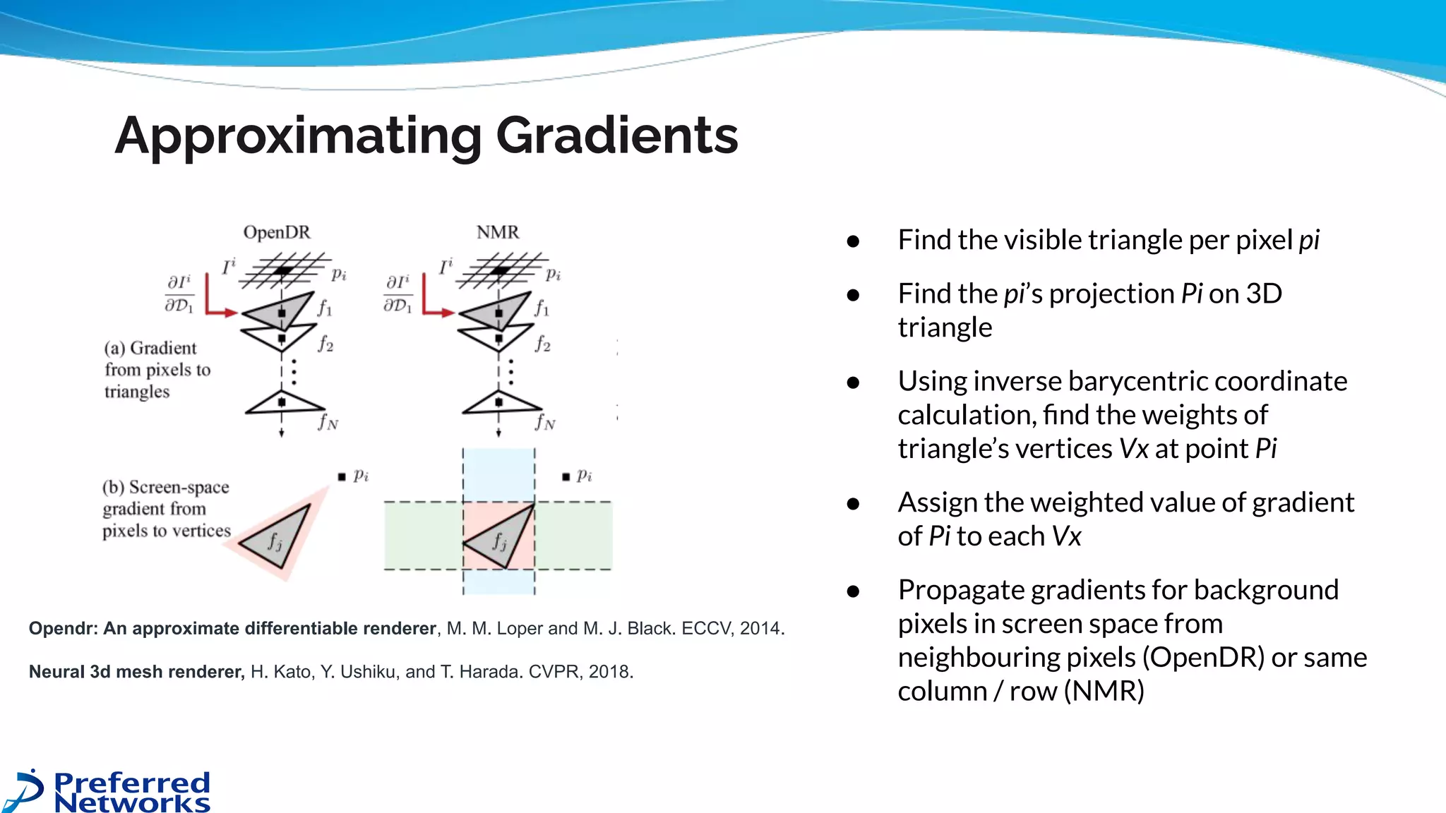 Introduction to 3D Computer Vision and Differentiable Rendering | PPT