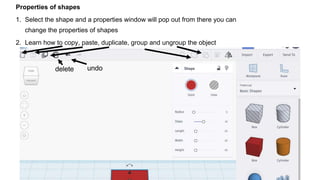 Introduction to 3D Printing with Tinkercad -Pustaka Negeri Sarawak | PPTX