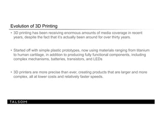 Introduction to 3D Printing | PDF