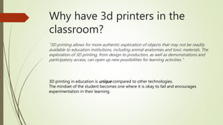 Introduction to 3d printing | PPTX