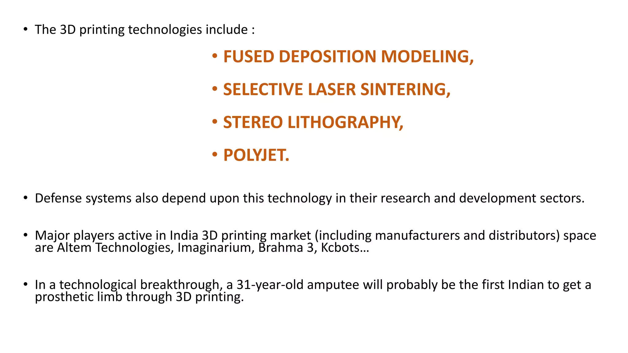 Introduction to 3D printing | PPTX