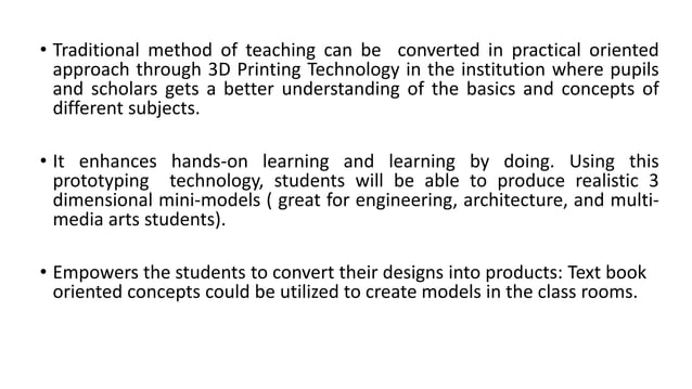 Introduction to 3D printing | PPTX | 3-D Graphics | Computer Software ...