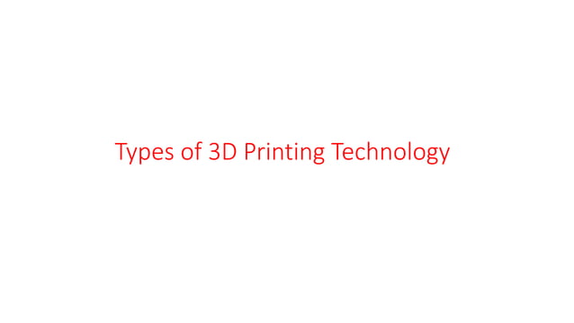 Introduction to 3D printing | PPTX | 3-D Graphics | Computer Software ...