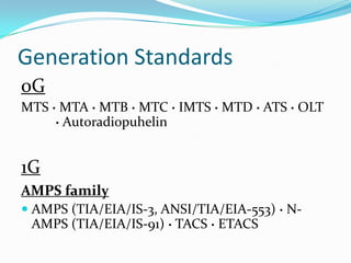 Introduction to 3G | PPTX | Computer Networking | Computing