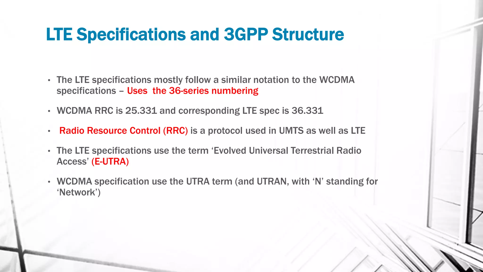Introduction to 3GPP and LTE standardization | PPT