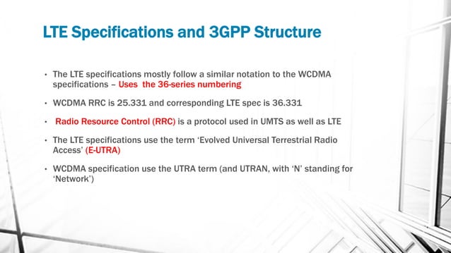 Introduction To 3gpp And Lte Standardization Ppt