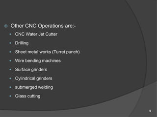 Introduction to 5 axis cnc machine | PPTX