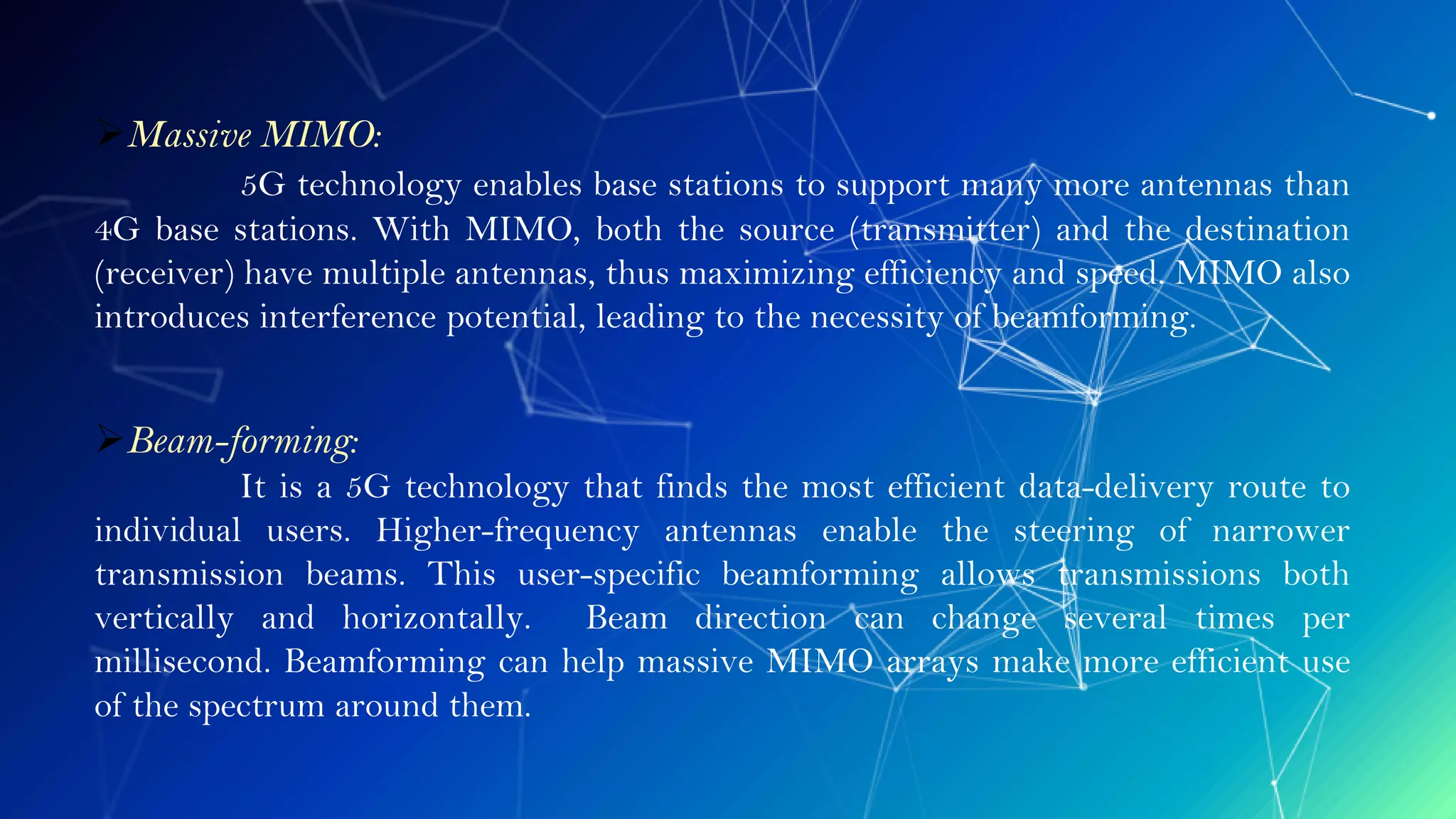 Introduction to 5g technology | PPTX