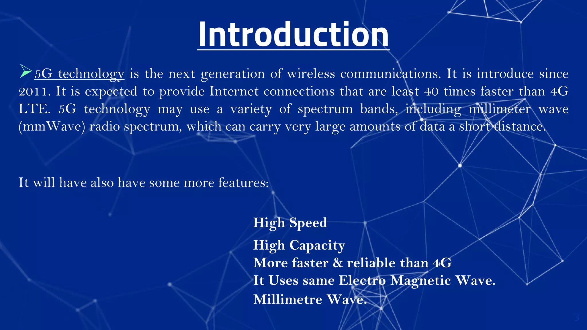 Introduction to 5g technology | PPTX