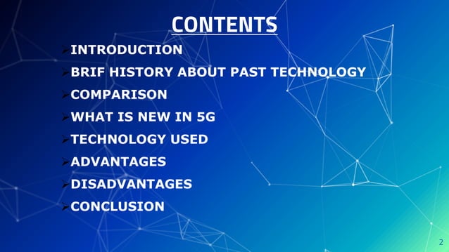 Introduction to 5g technology | PPTX
