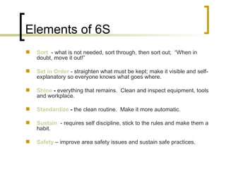 Introduction To 6 S | PPT