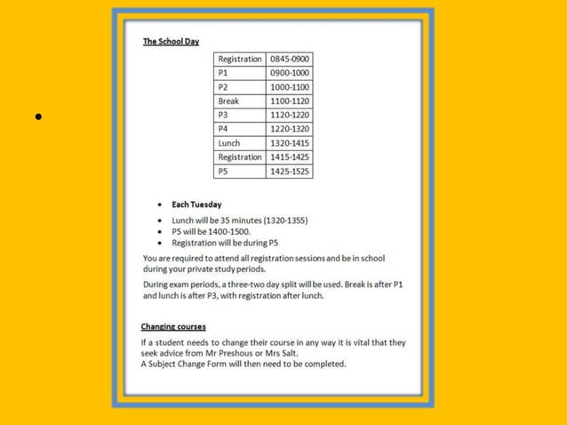 Introduction to 6th form tutor time | PPT