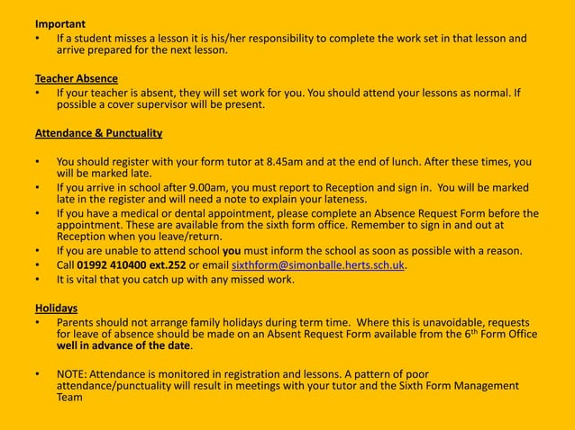 Introduction to 6th form tutor time | PPT