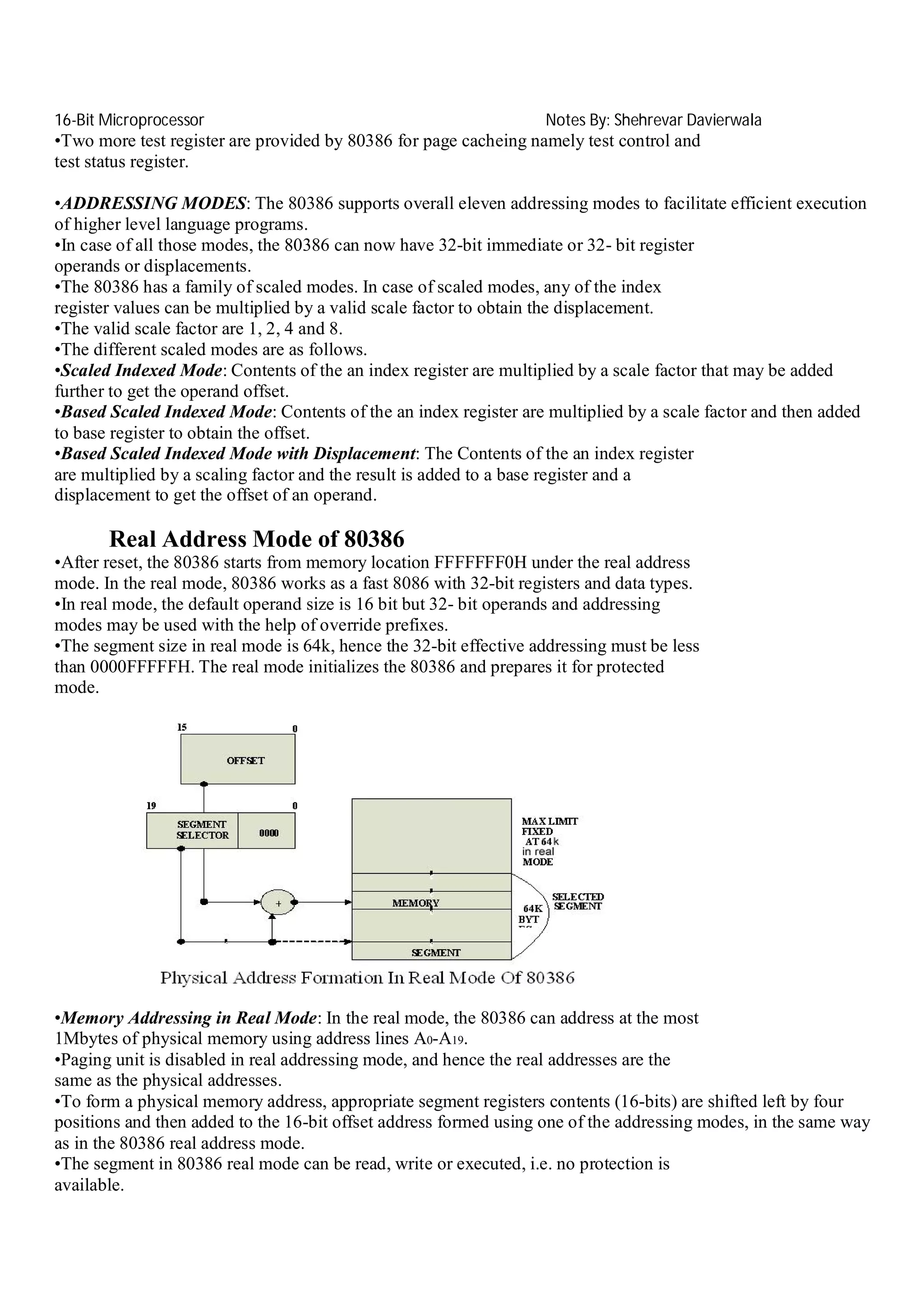 Introduction to 80386 | PDF