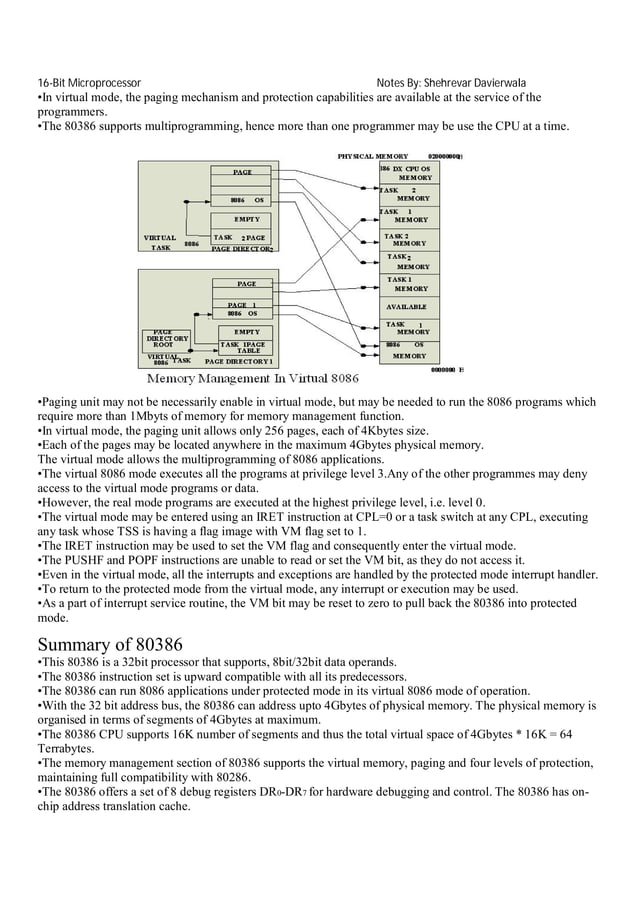 Introduction to 80386 | PDF