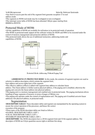 Introduction to 80386 | PDF