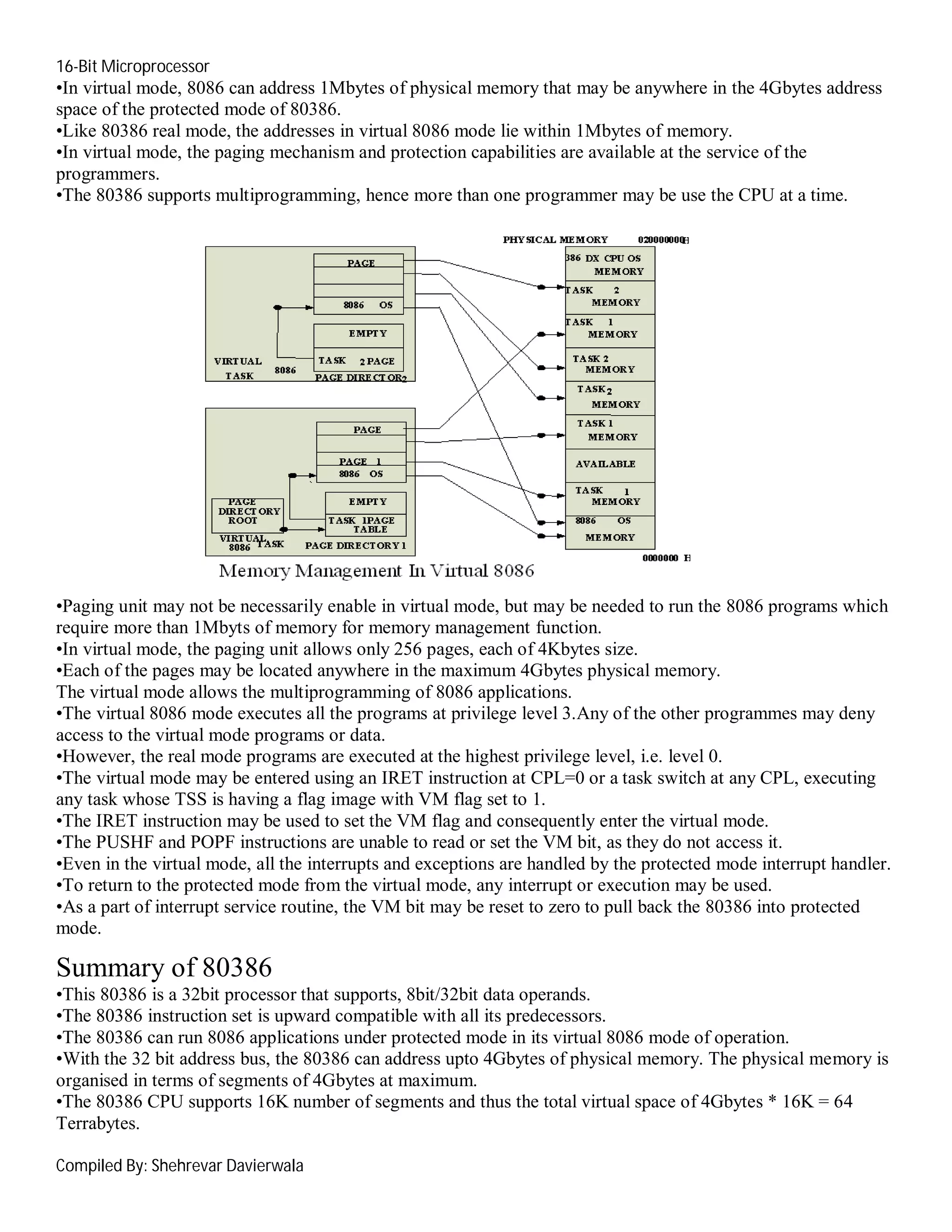 Introduction to 80386 microprocessor | PDF | Computer Peripherals | Computing