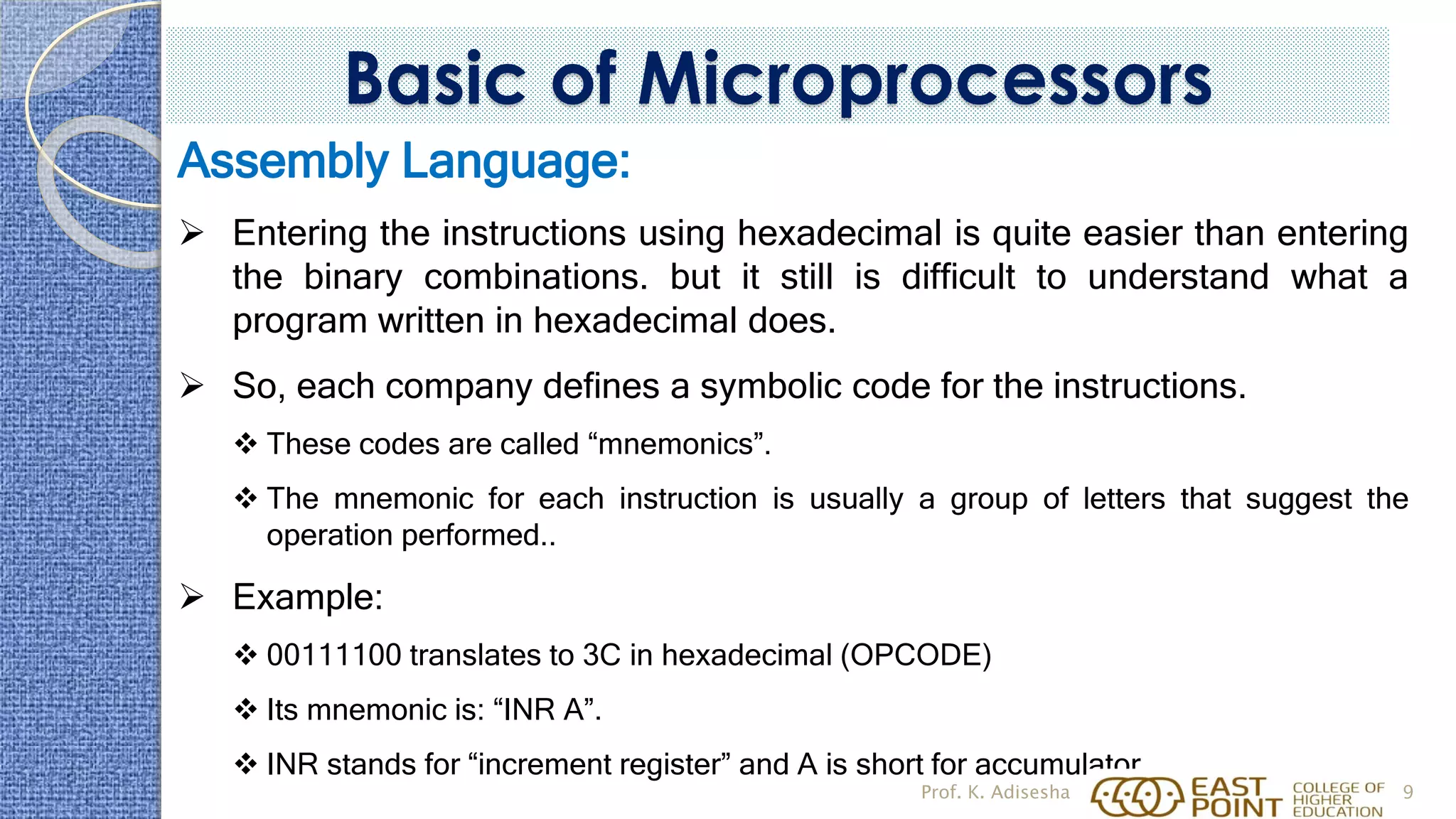 Introduction to 8085 Microprocessor | PPT